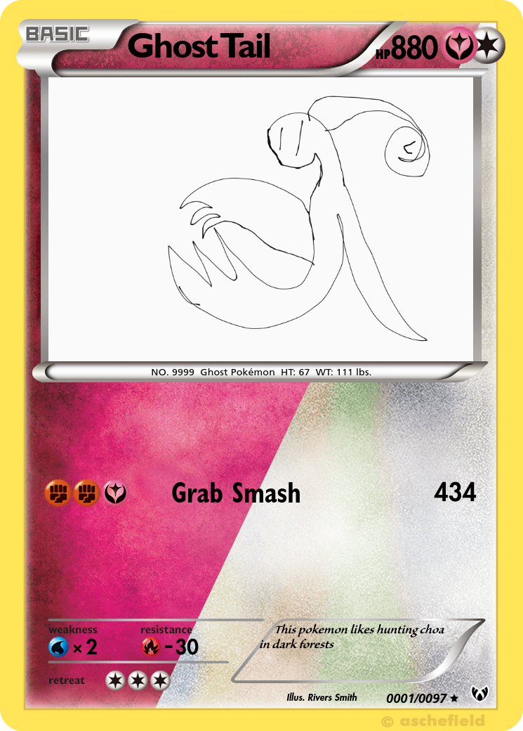 Ghost Tail - rivrivrivers | Pokécardmaker.net
