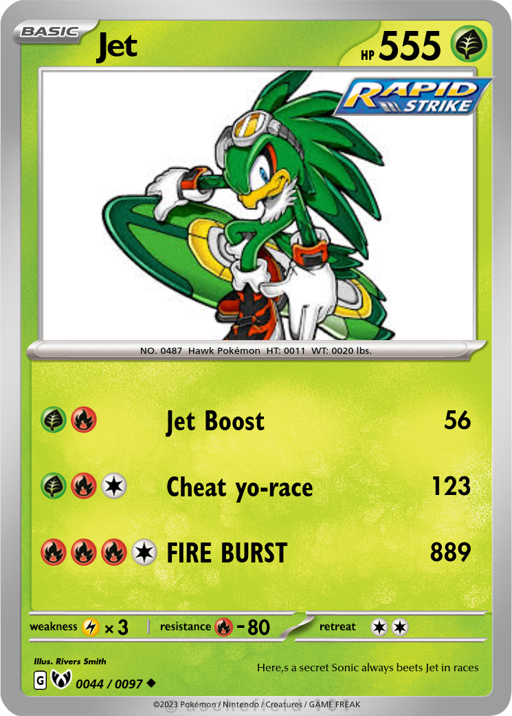 Jet - rivrivrivers | Pokécardmaker.net