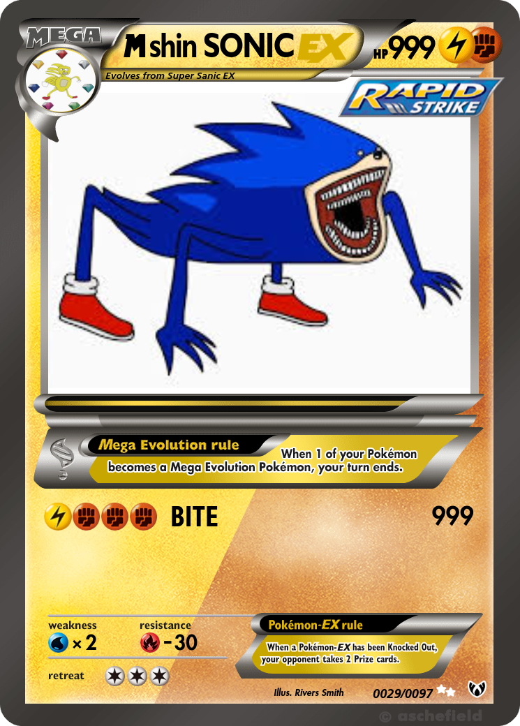 shin SONIC - rivrivrivers | Pokécardmaker.net