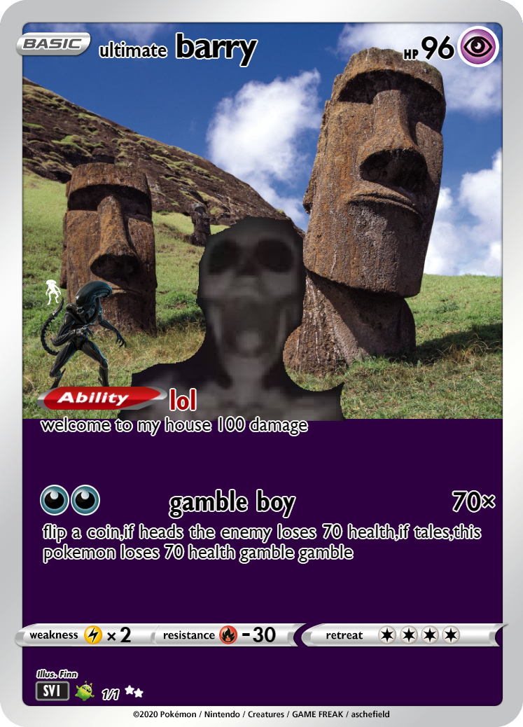 barry - robotchcken | Pokécardmaker.net