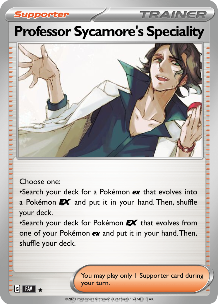 Professor Sycamore's Speciality - rosalynn497 | Pokécardmaker.net