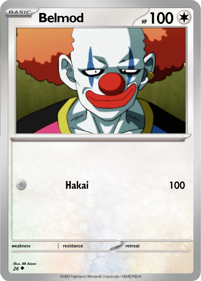 Belmod - rrAizen | Pokécardmaker.net