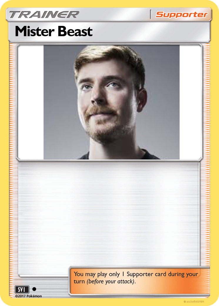 Mister Beast - ruiter2 | Pokécardmaker.net