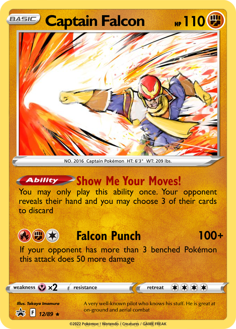 Captain Falcon - rustyshackleford | Pokécardmaker.net