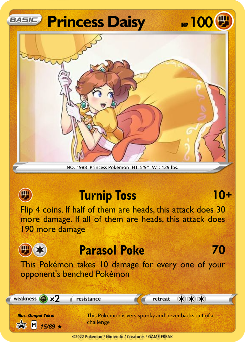 Princess Daisy - rustyshackleford | Pokécardmaker.net