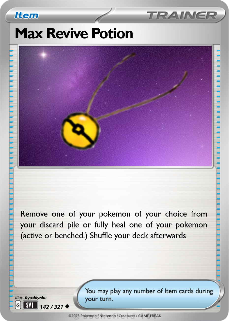 Max Revive Potion - ryushiyahu | Pokécardmaker.net