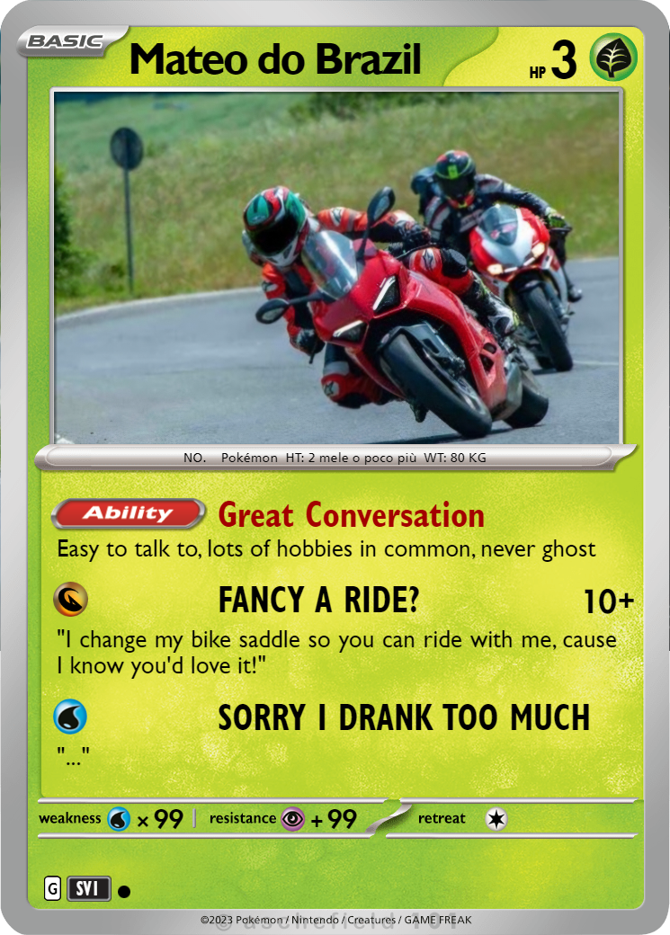Mateo do Brazil - sabrina | Pokécardmaker.net