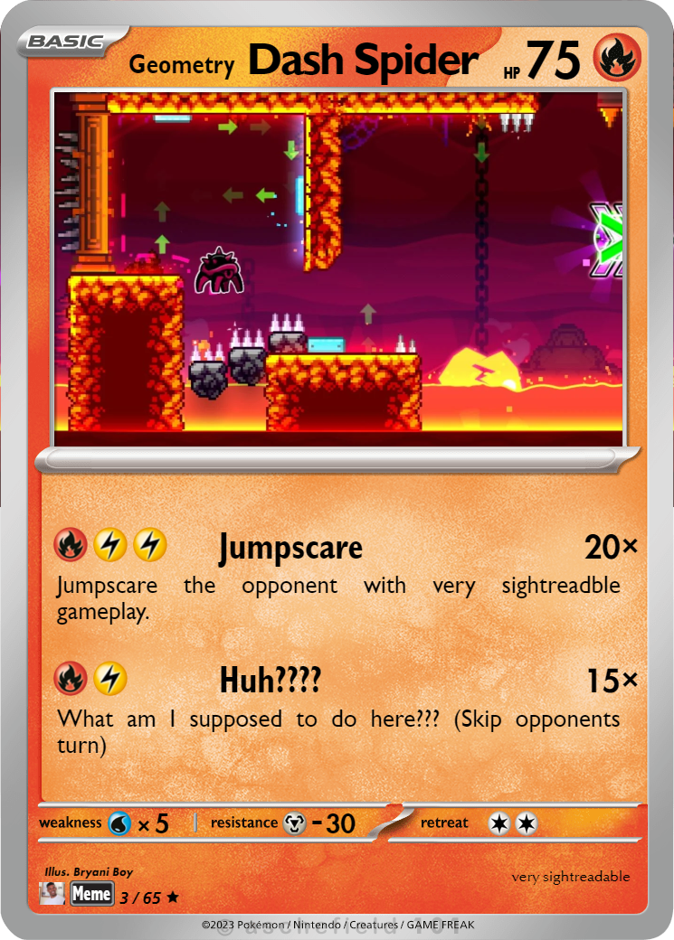 Dash Spider - saniture | Pokécardmaker.net