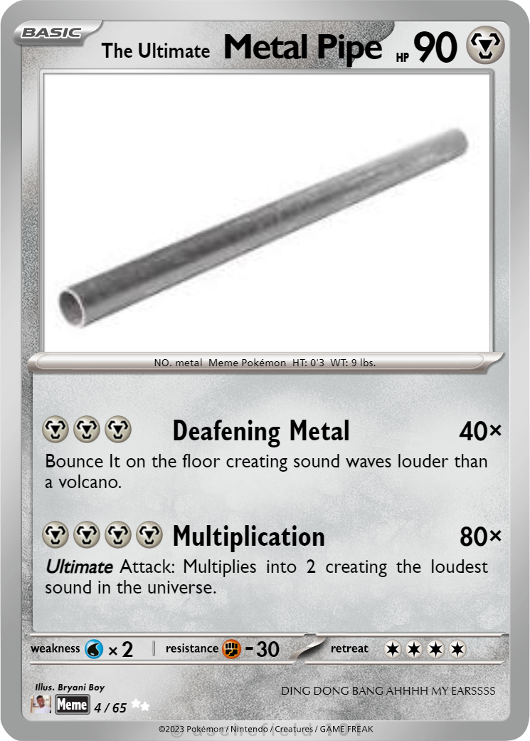 Metal Pipe - saniture | Pokécardmaker.net