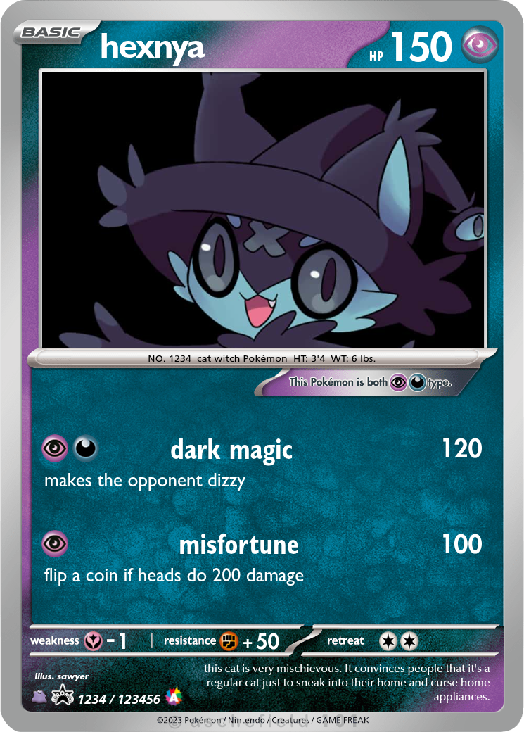 hexnya - sawyerpokemanboy | Pokécardmaker.net