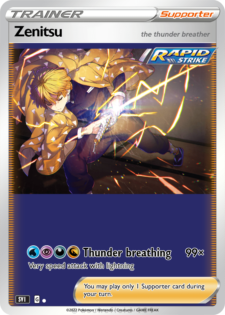 Zenitsu - sayankafun | Pokécardmaker.net