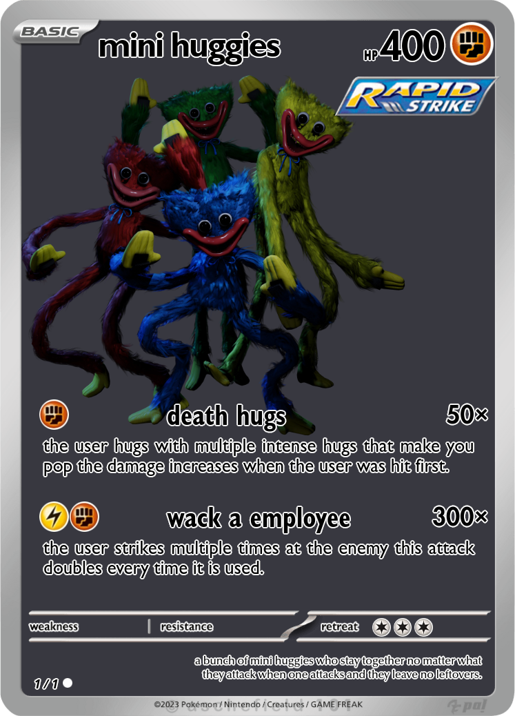 mini huggies - scarvy | Pokécardmaker.net