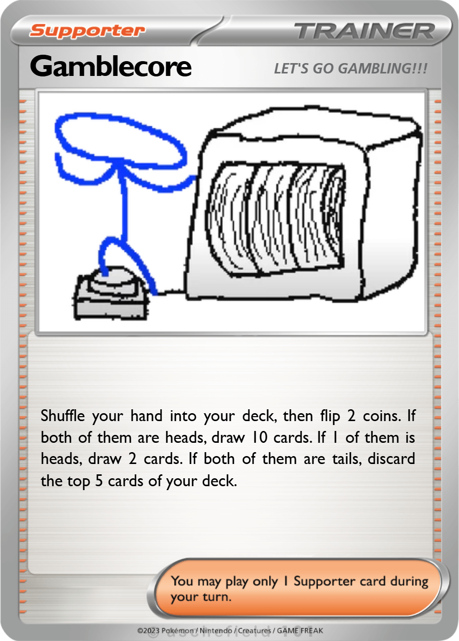Gamblecore - serifAizawa | Pokécardmaker.net