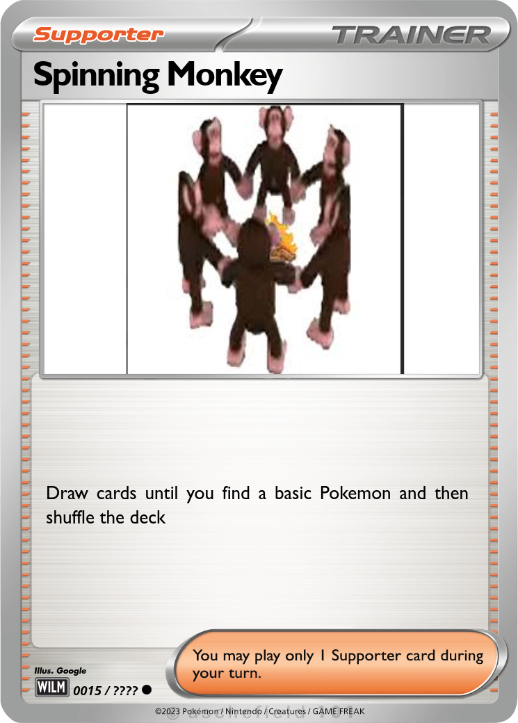Spinning Monkey - shadow193 | Pokécardmaker.net
