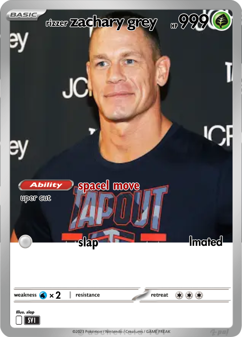 zachary grey - shark | Pokécardmaker.net