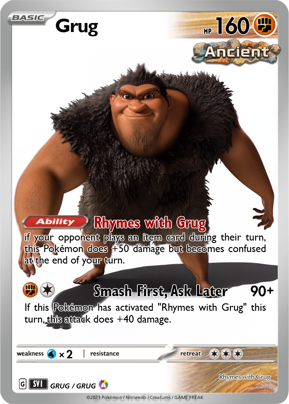 Grug - sherbyyzy | Pokécardmaker.net