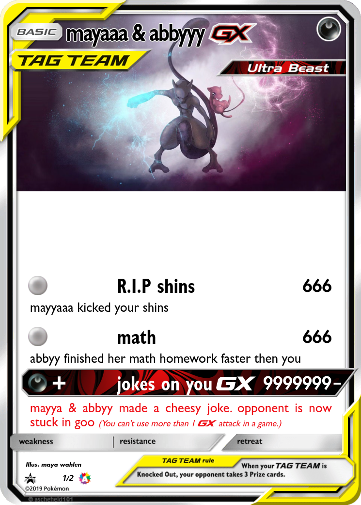 mayaaa & abbyyy - silkworm | Pokécardmaker.net
