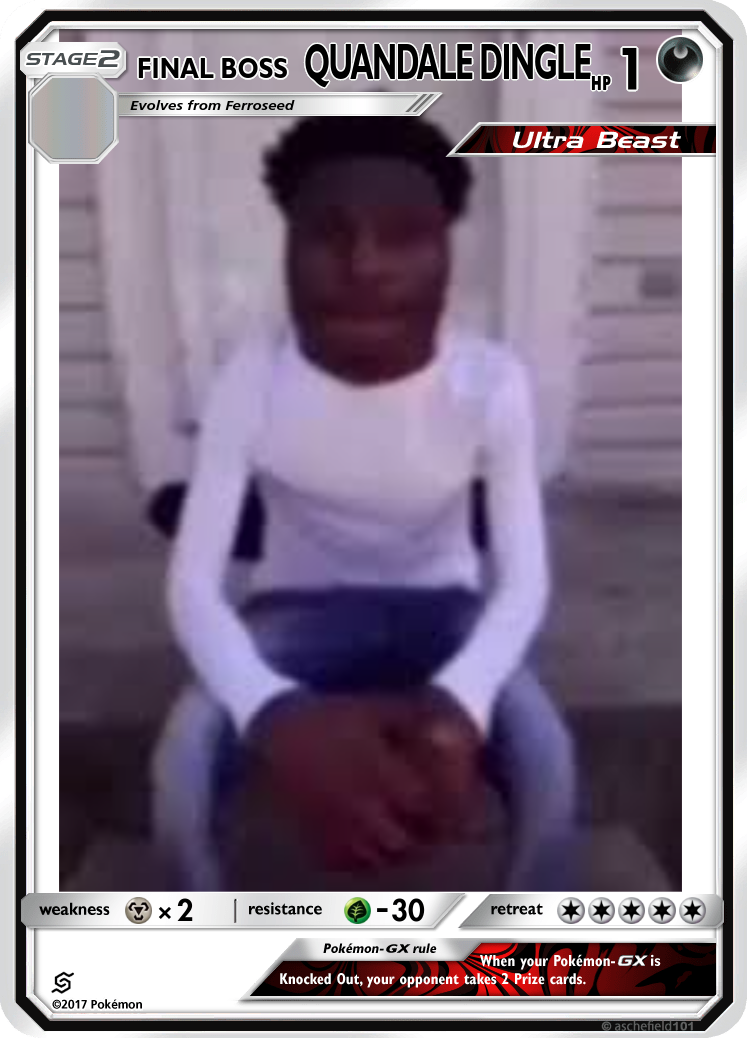 QUANDALE DINGLE - silxntbrsrk | Pokécardmaker.net