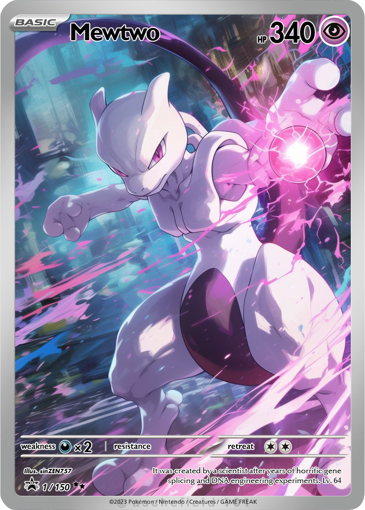 Mewtwo - sinZEN757 | Pokécardmaker.net