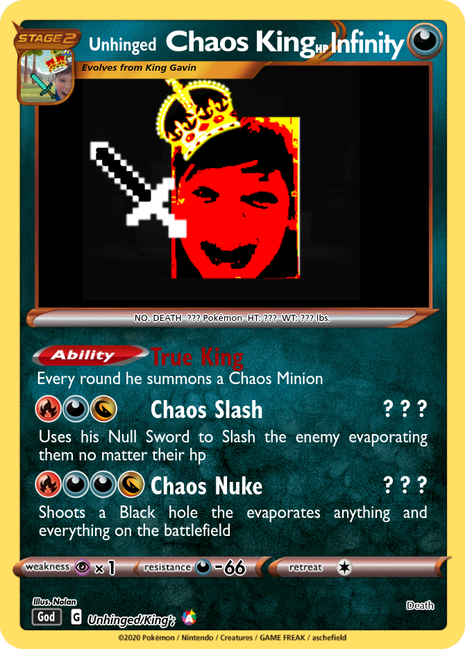 Chaos King - sogedi2119 | Pokécardmaker.net