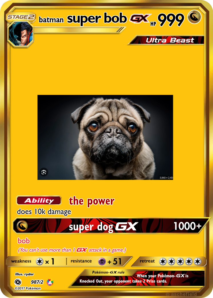 super bob - sonice5000 | Pokécardmaker.net