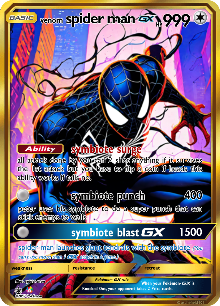 spider man - spider-man | Pokécardmaker.net