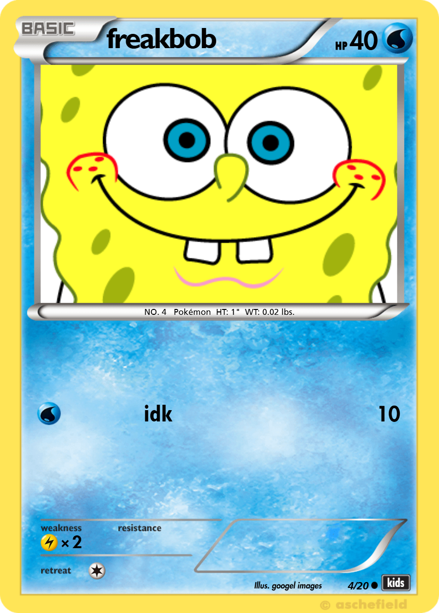 freakbob - spleenky | Pokécardmaker.net