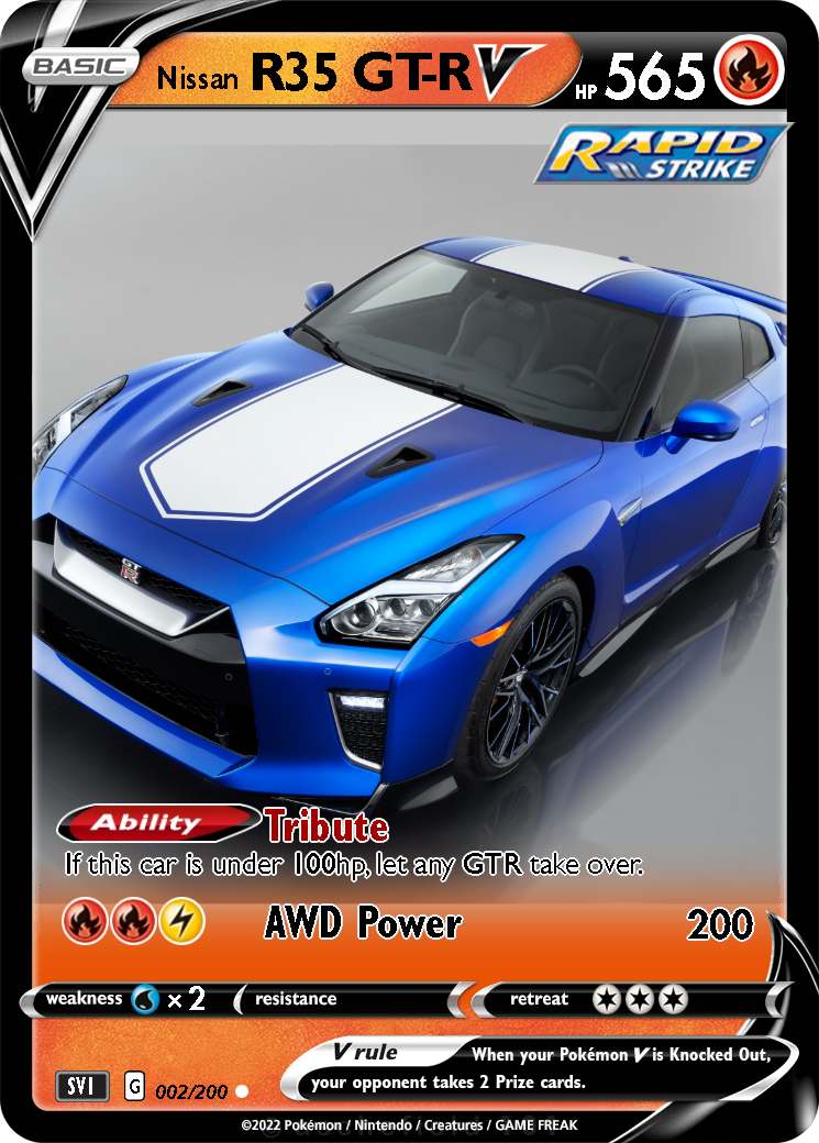 R35 GT-R - srcg | Pokécardmaker.net