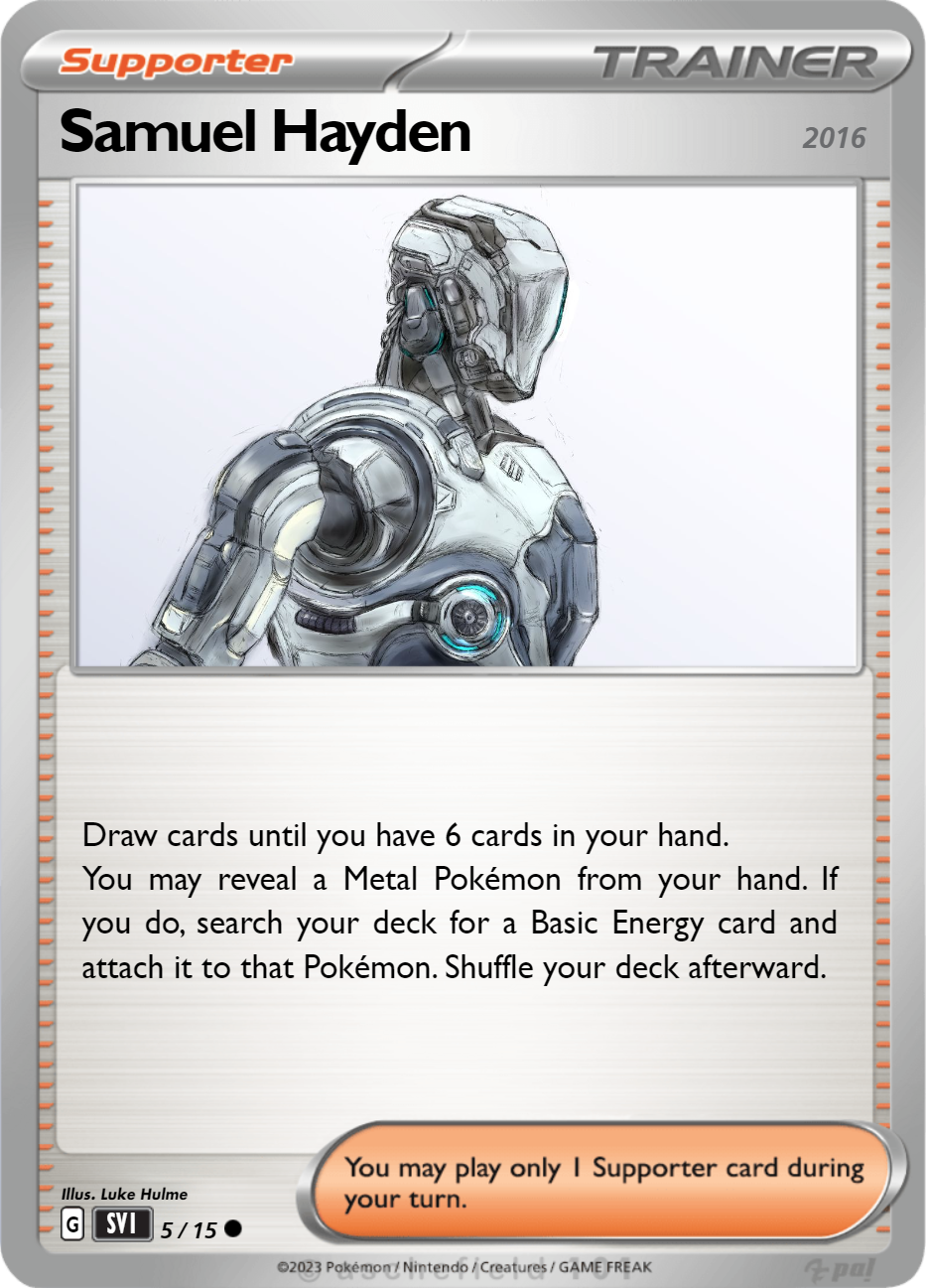 Samuel Hayden - starwarsgeek110 | Pokécardmaker.net