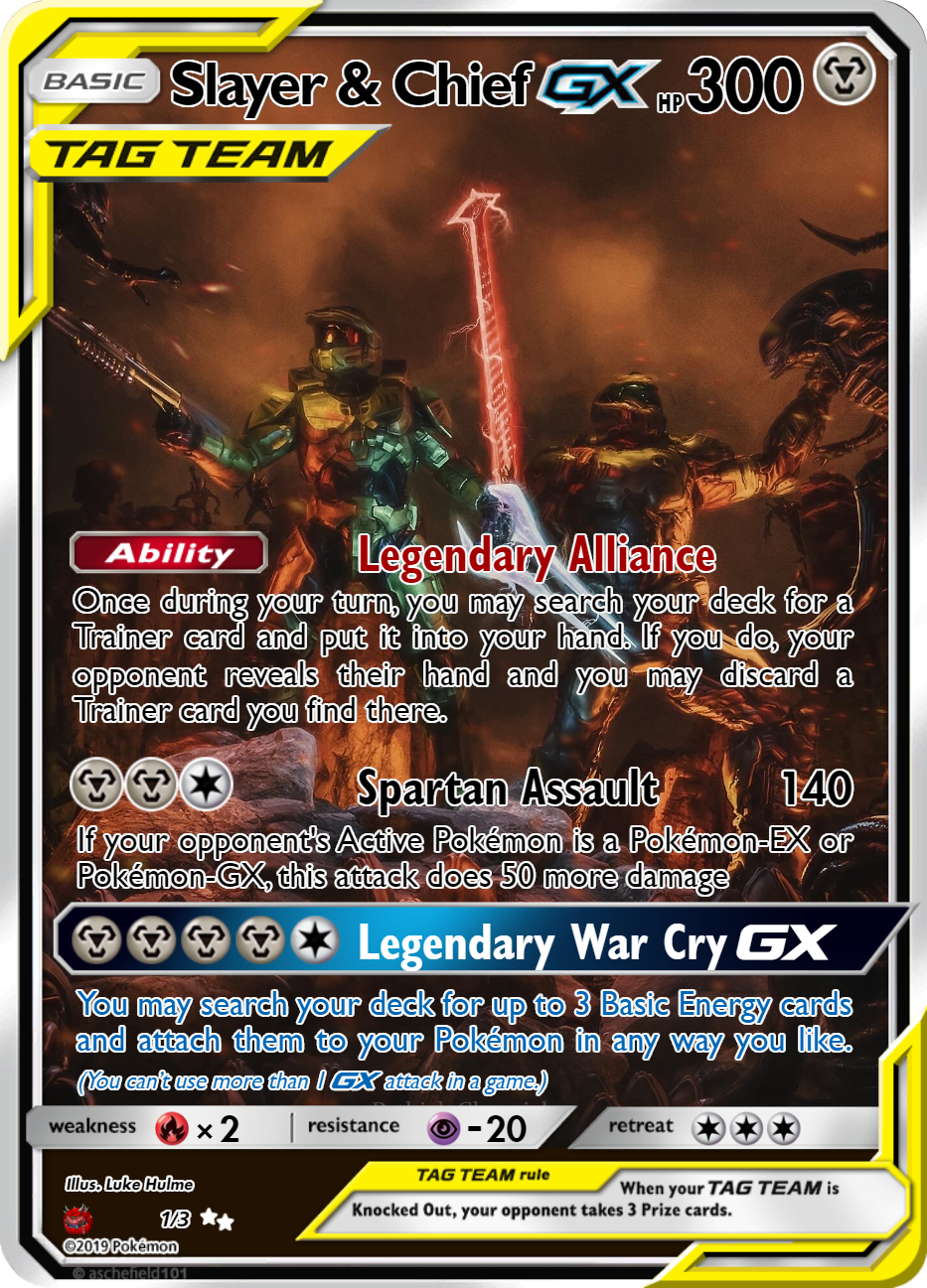 Slayer & Chief - starwarsgeek110 | Pokécardmaker.net
