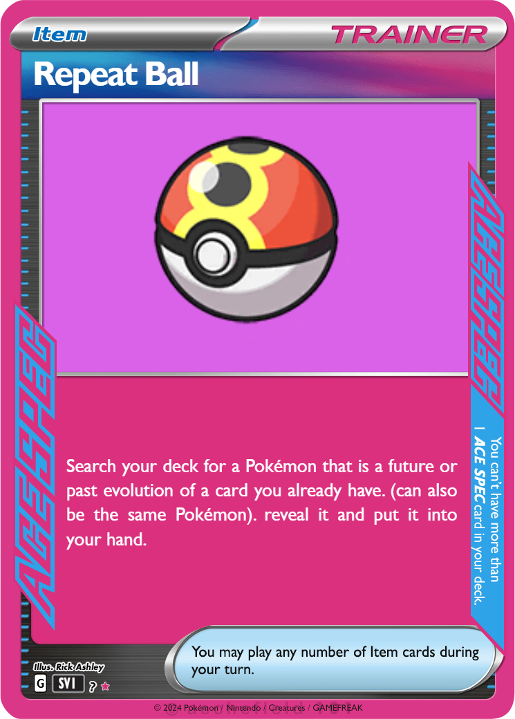 Repeat Ball - stuffysonicbaby123 | Pokécardmaker.net