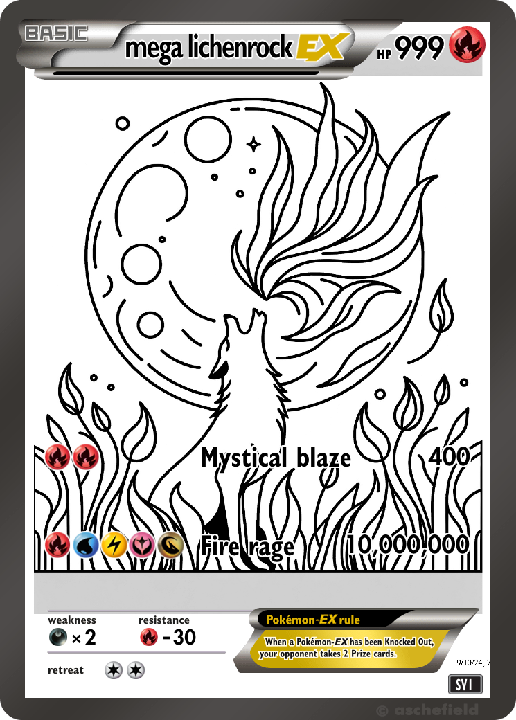 mega lichenrock - superbird5000 | Pokécardmaker.net