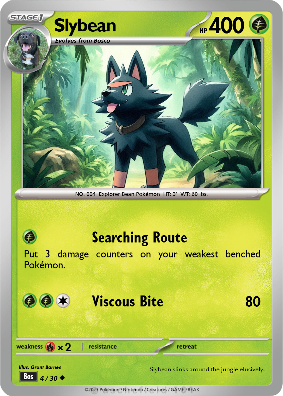 Slybean - sus_lizard | Pokécardmaker.net