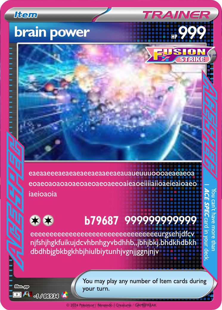 brain power - suuse | Pokécardmaker.net