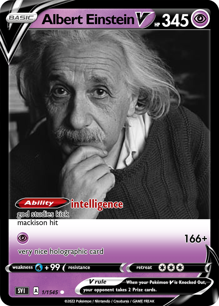 Albert Einstein - sweet_kristy | Pokécardmaker.net