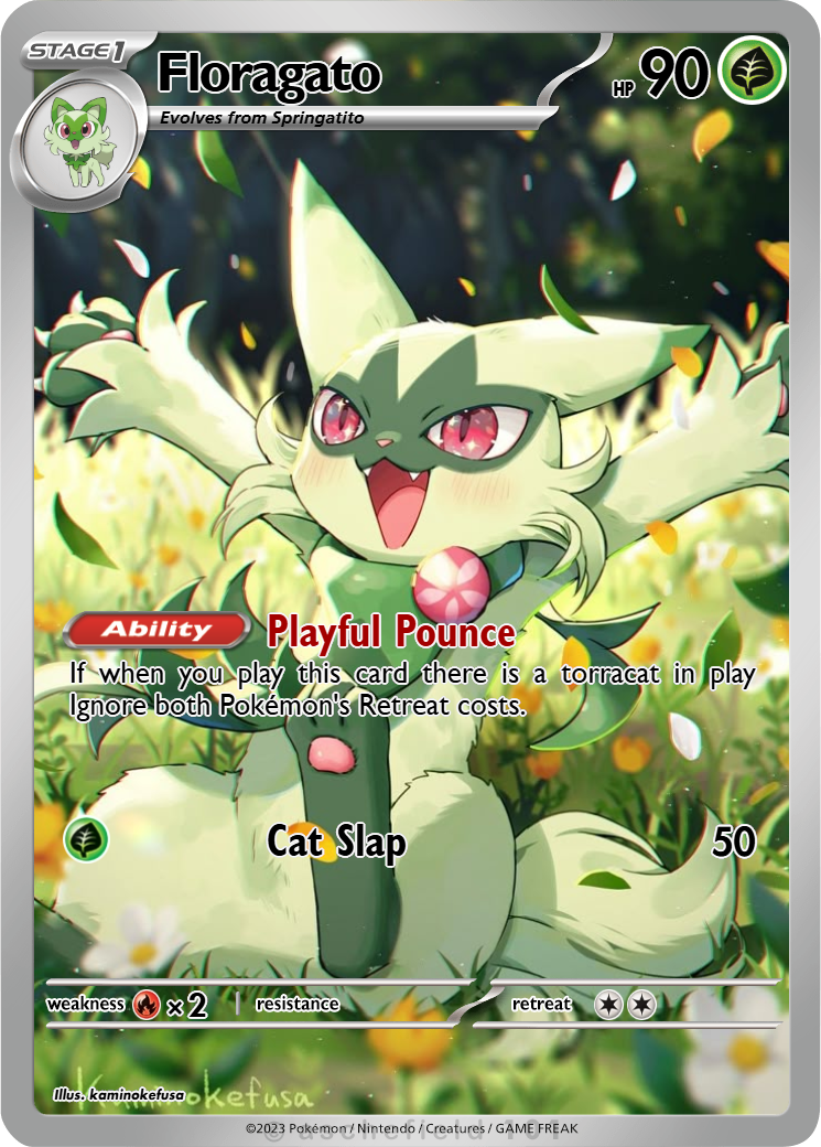Floragato - sychillz | Pokécardmaker.net