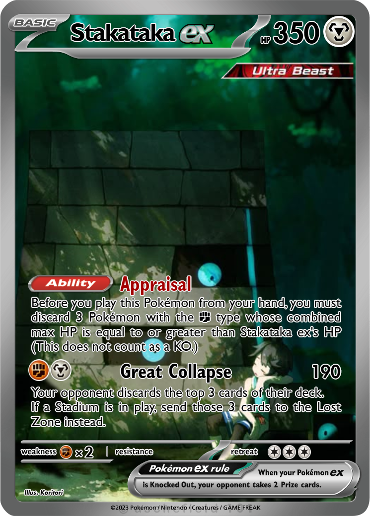 Stakataka - sychillz | Pokécardmaker.net