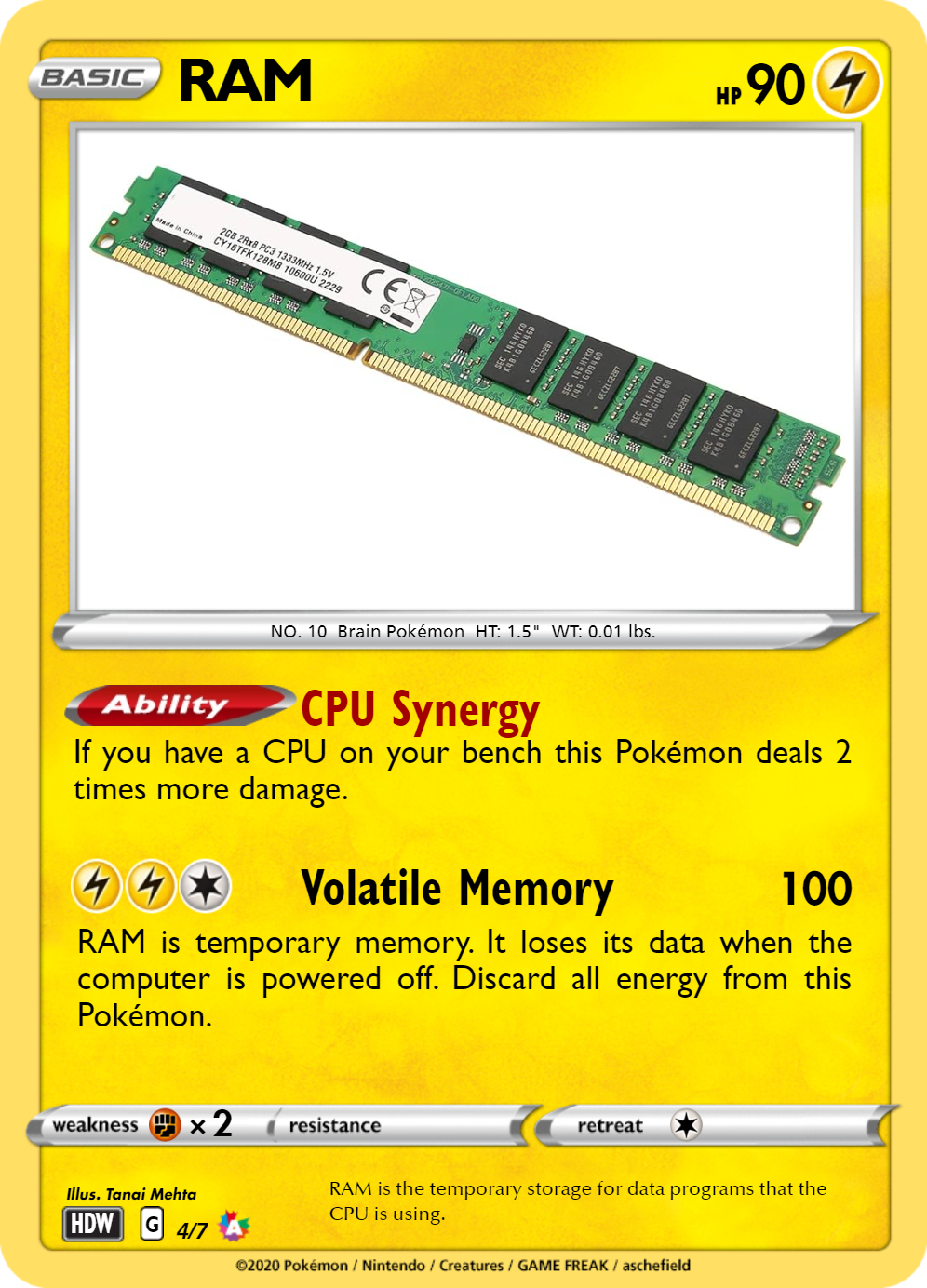 RAM - tanaimehta | Pokécardmaker.net