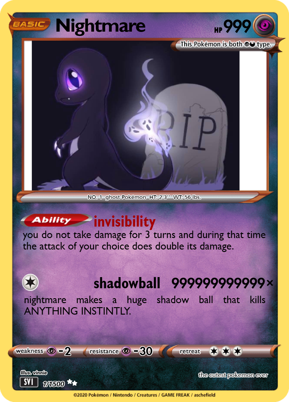 Nightmare - tgp | Pokécardmaker.net
