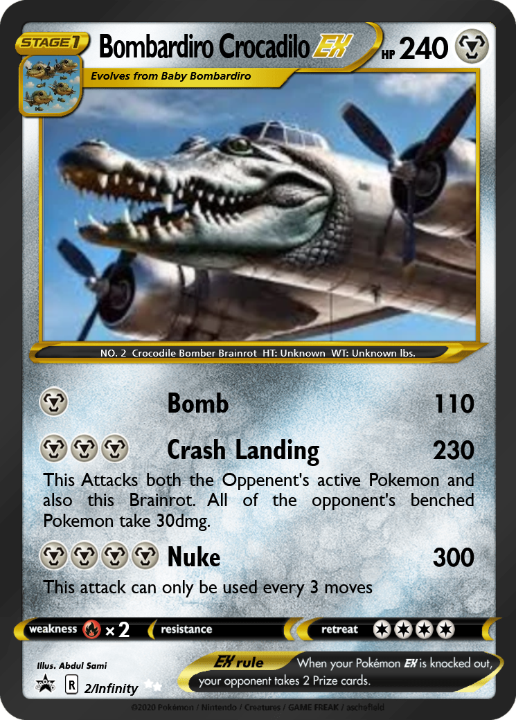 Bombardiro Crocadilo - thefaa | Pokécardmaker.net
