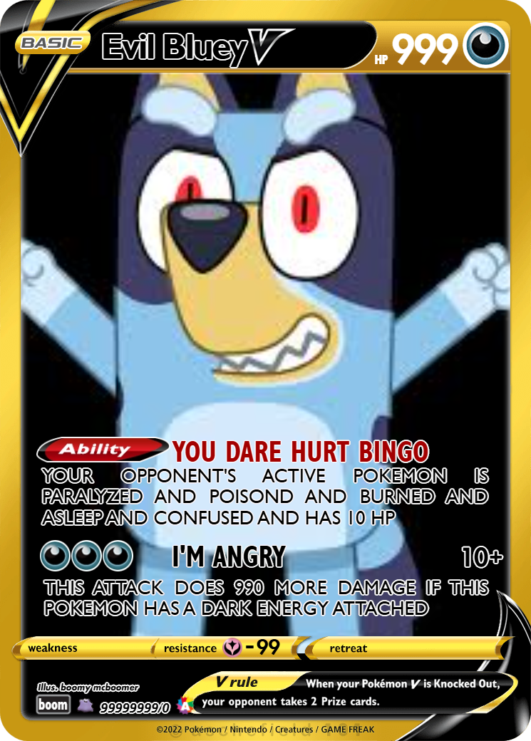 Evil Bluey - theoROAR | Pokécardmaker.net