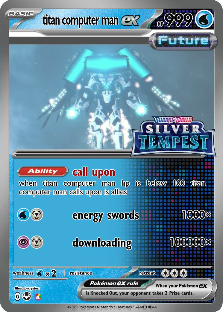 titan computer man - titan_computer_man | Pokécardmaker.net
