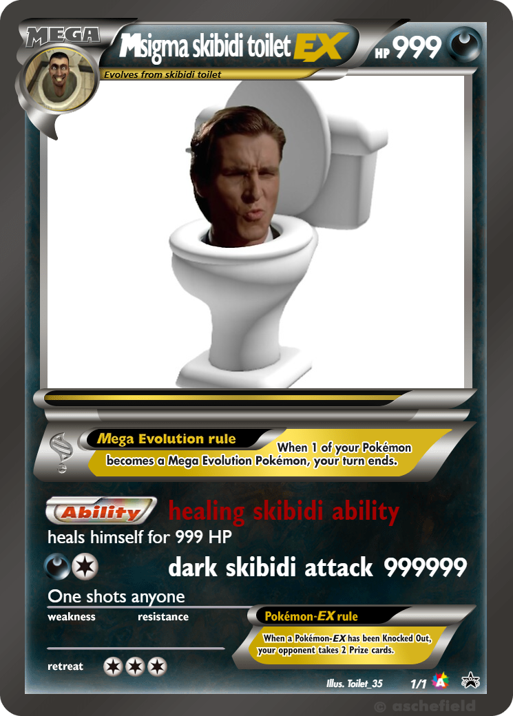 sigma skibidi toilet - toilet_35 | Pokécardmaker.net