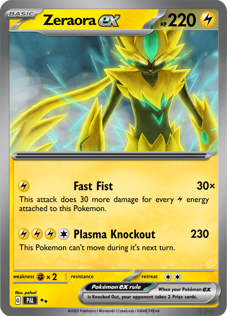 Zeraora - tommyboii77 | Pokécardmaker.net