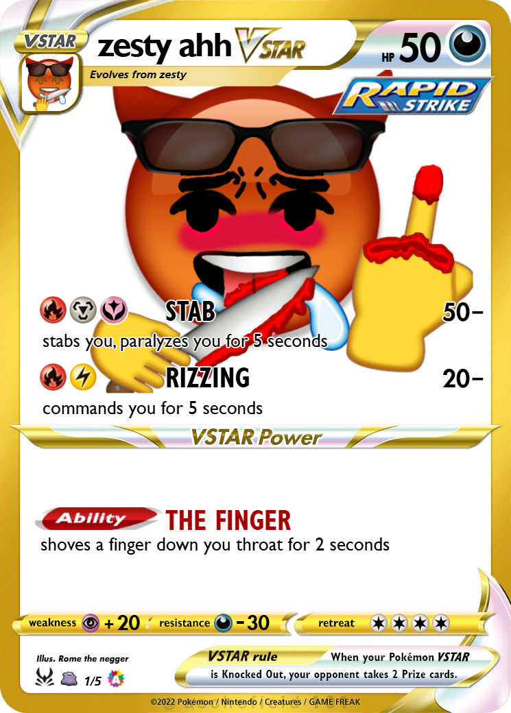zesty ahh - totallynotROME | Pokécardmaker.net