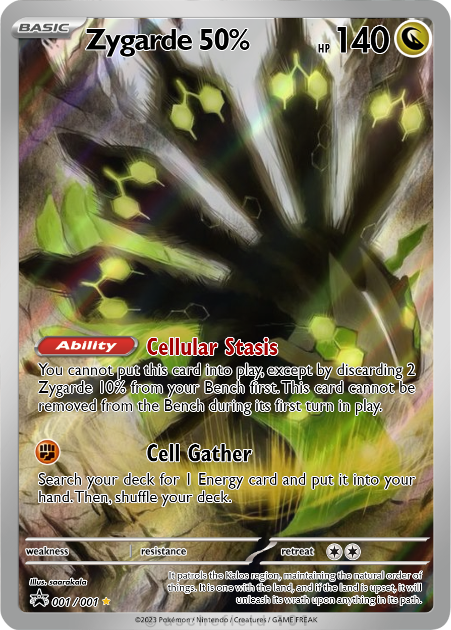 Zygarde 50% - tragyc_ | Pokécardmaker.net