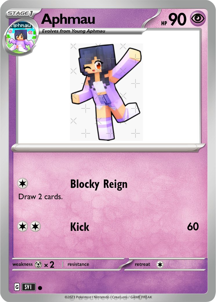 Aphmau - trentissussy | Pokécardmaker.net