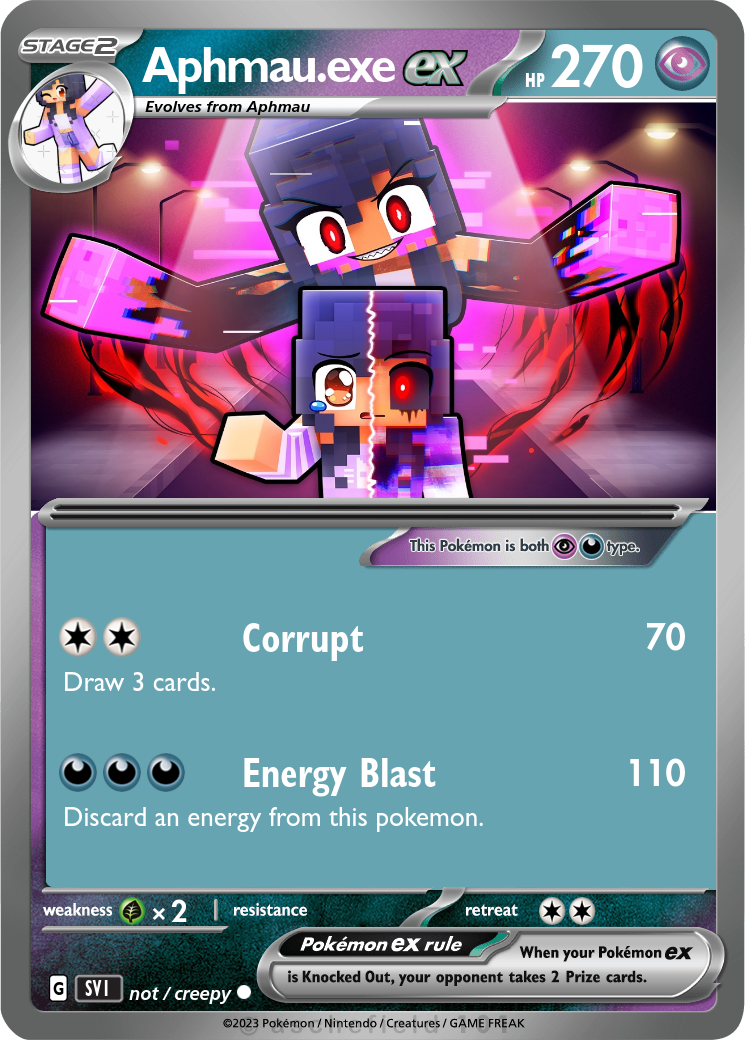 Aphmau.exe - trentissussy | Pokécardmaker.net