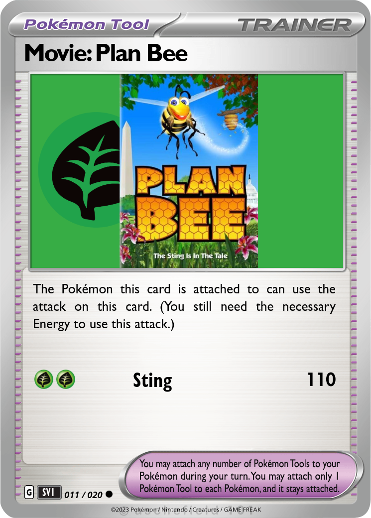 Movie: Plan Bee - trentissussy | Pokécardmaker.net