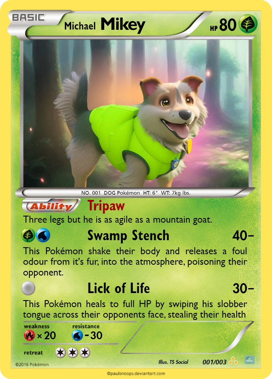 Mikey - tshelley7 | Pokécardmaker.net